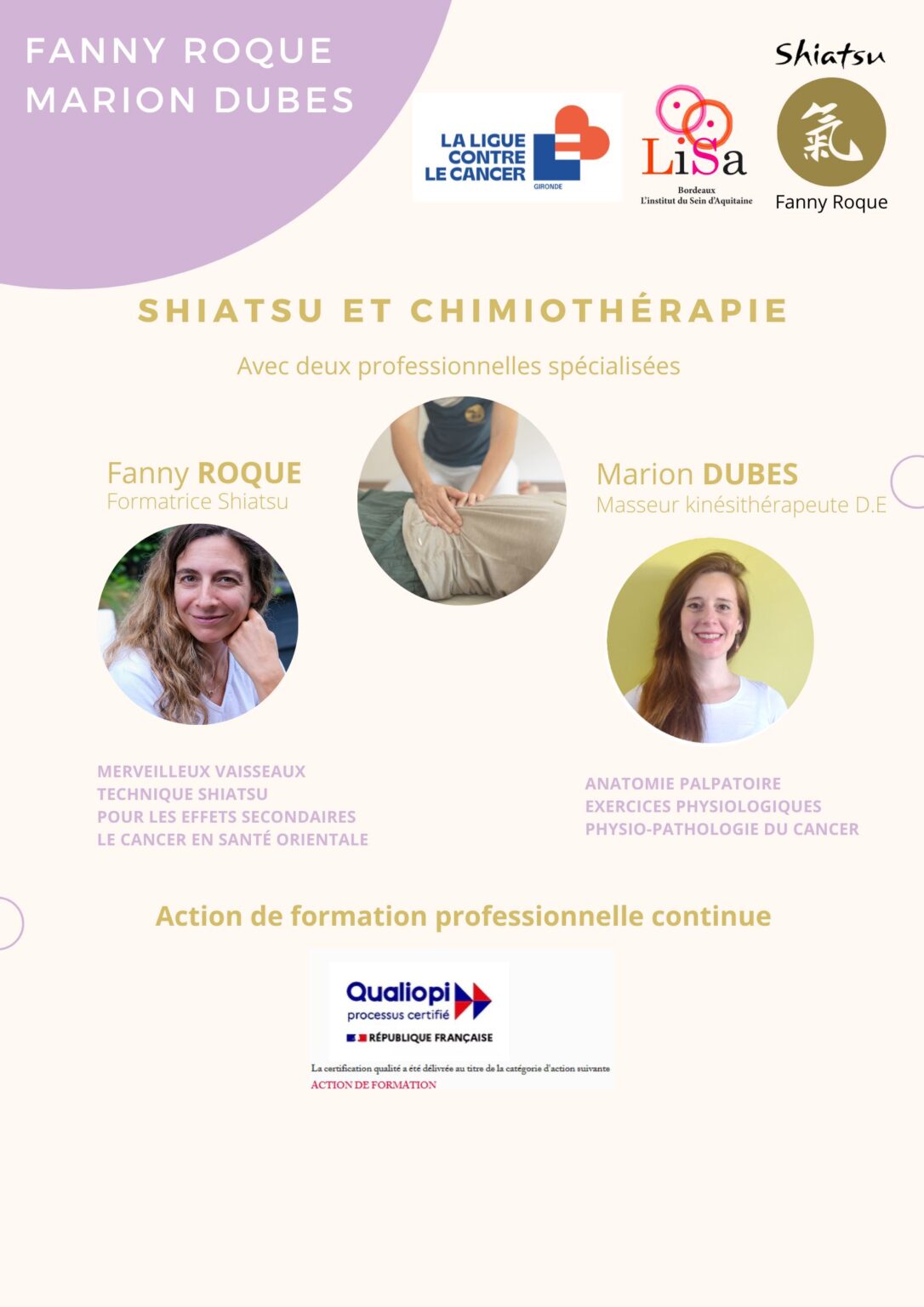 Formation Shiatsu Cancer Chimiothérapie - Fédération Française de ...